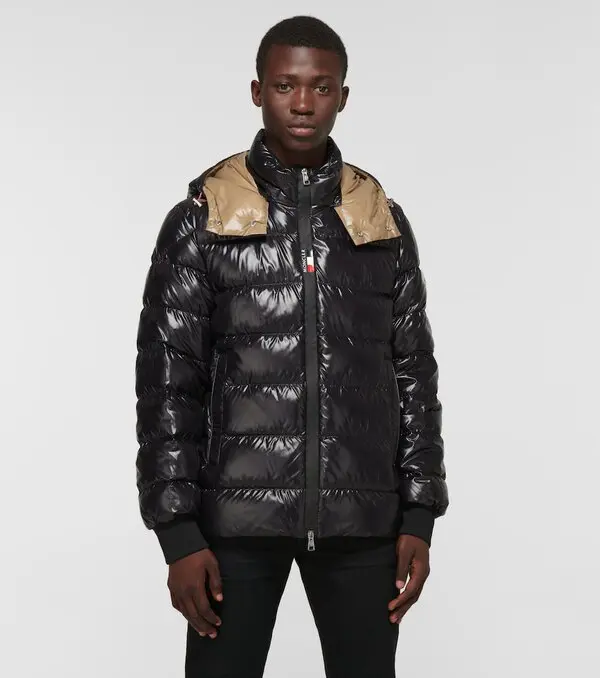 Moncler Cuvellier Nylon Down Jacket - Black