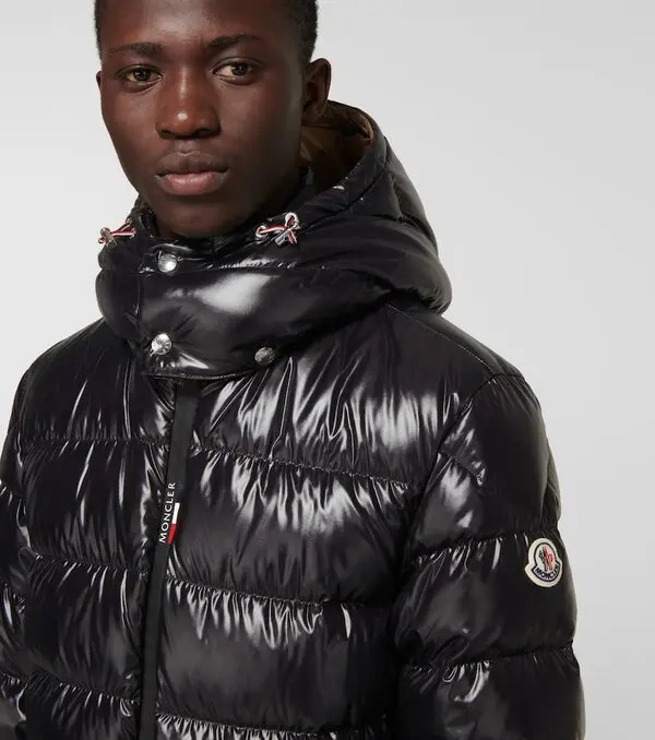 Moncler Cuvellier Nylon Down Jacket - Black