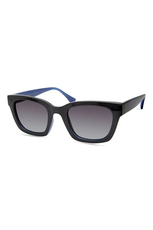Rachel Zoe Deja Sunglasses blue RZ by Rachel Zoe Deja NVY Square Polarized Sunglasses main image 4