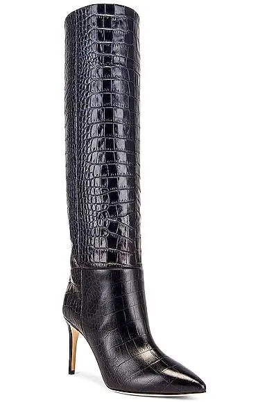 Paris Texas Stiletto Boot 85 In Wine