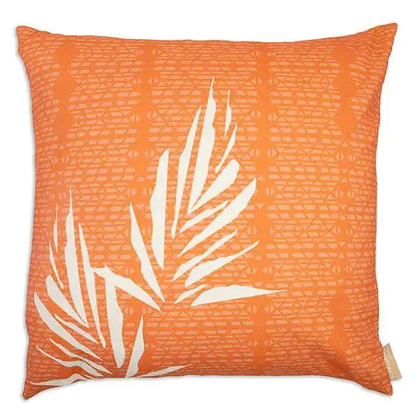 NOHO HOME Kanu Square Pillowcase, 20 X 20 - Orange