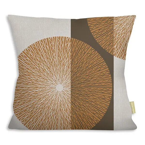 NOHO HOME Niho Medallion Square Pillowcase, 20 X 20 - Beige/ivory