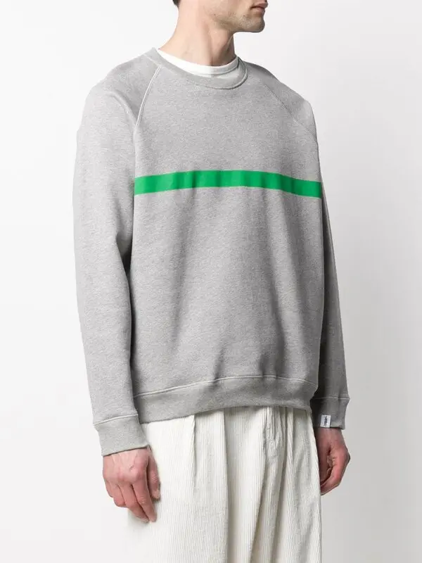 Mackintosh Horizontal Stripe Crewneck Sweatshirt