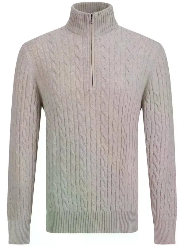 Loro Piana Cable Knit Cashmere Sweater