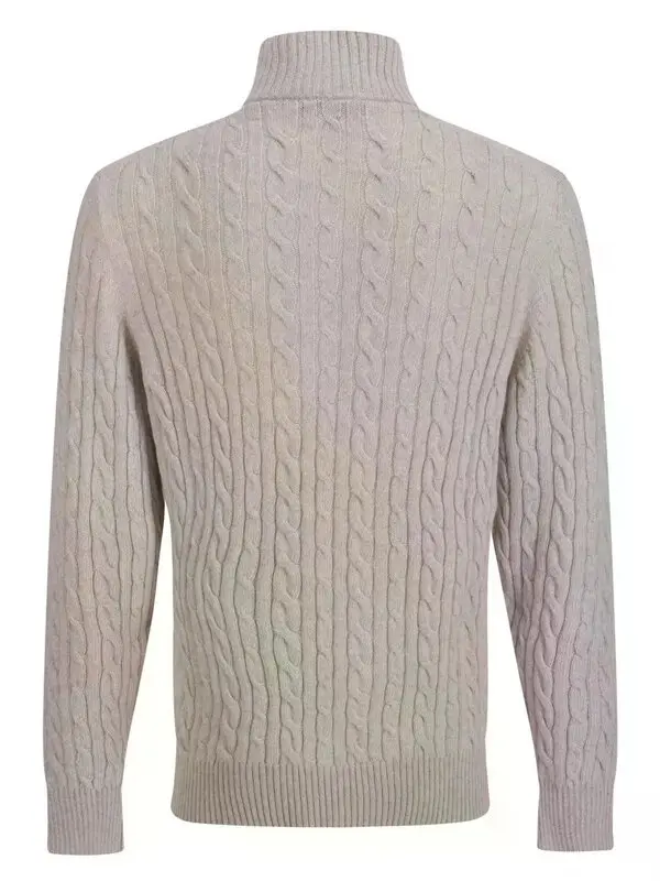 Loro Piana Cable Knit Cashmere Sweater