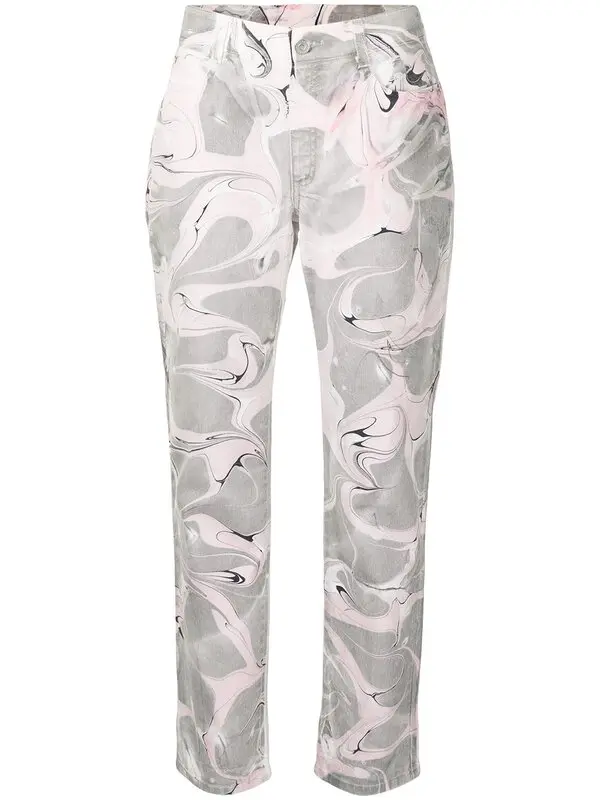 Stella McCartney High-rise Abstract Print Jeans