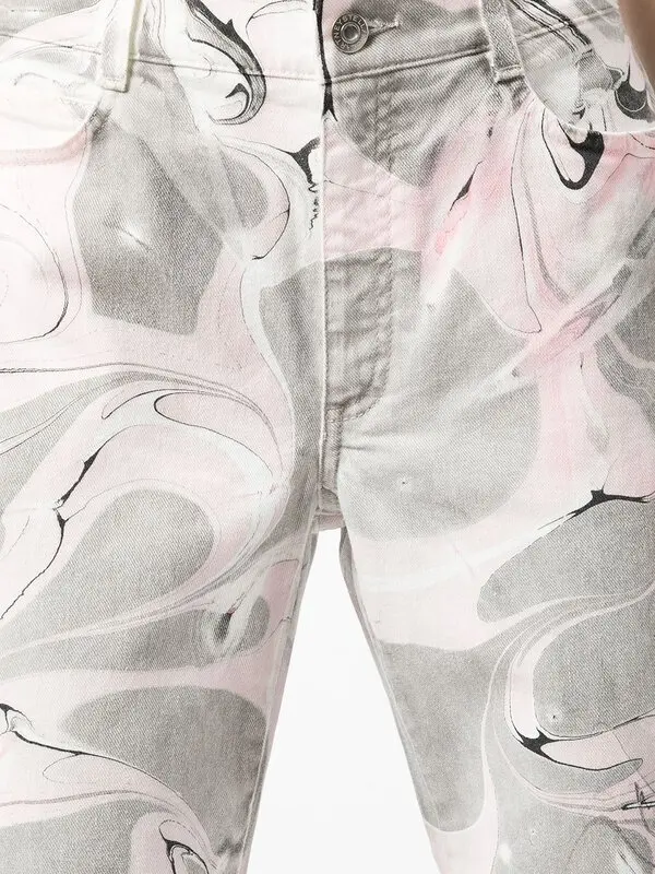 Stella McCartney High-rise Abstract Print Jeans