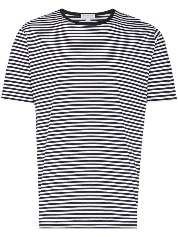 Sunspel Striped Cotton T-shirt