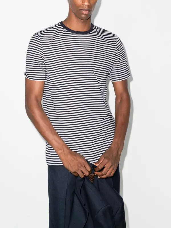 Sunspel Striped Cotton T-shirt