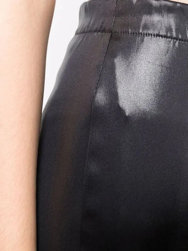 Dsquared2 Faux Leather Stirrup Leggings
