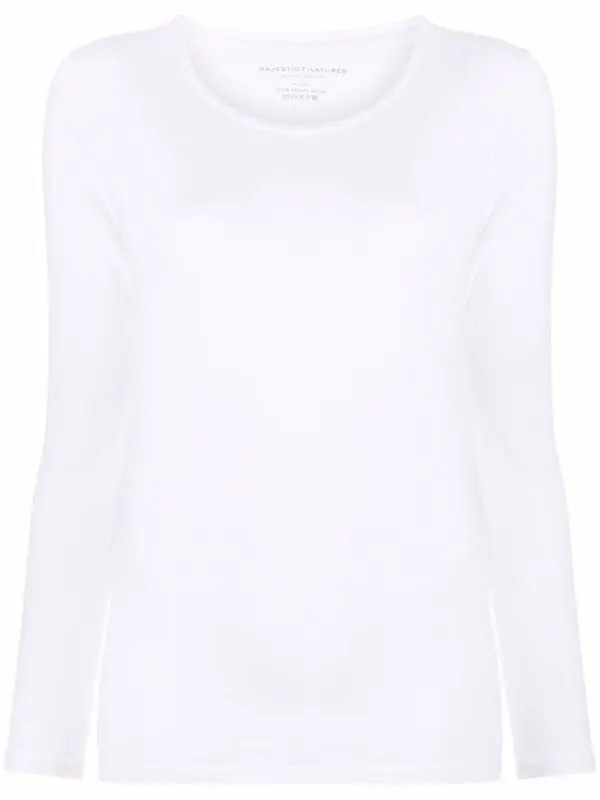 Majestic Filatures Long Sleeve T-shirt - White