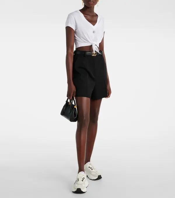 Dolce & Gabbana Daymaster Leather Sneakers - White