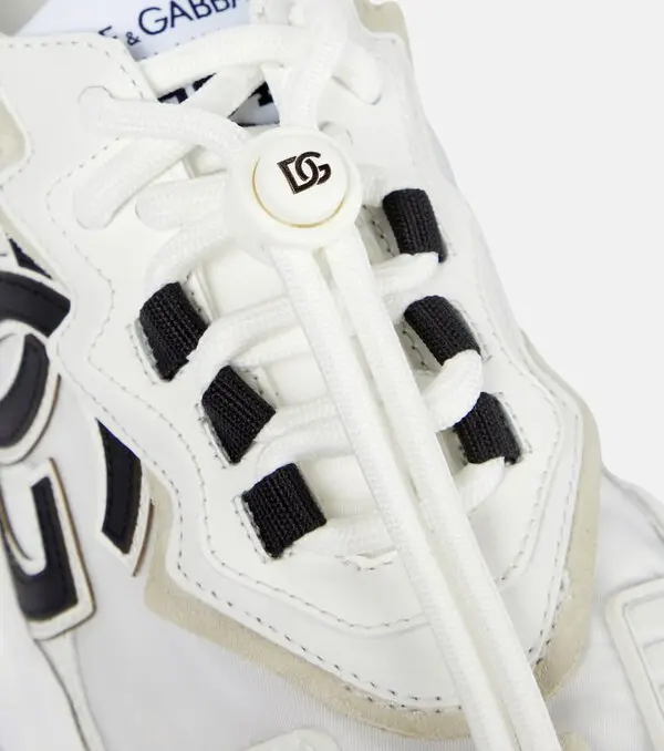 Dolce & Gabbana Daymaster Leather Sneakers - White