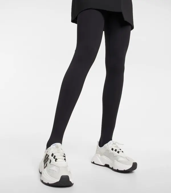 Dolce & Gabbana Daymaster Leather Sneakers - White