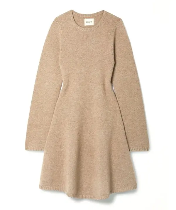 Khaite Fleurine Cashmere Mini Dress