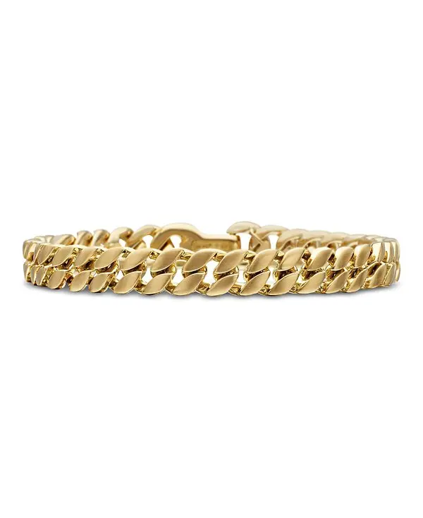 David Yurman 18k Yellow Curb Chain Bracelet - Gold