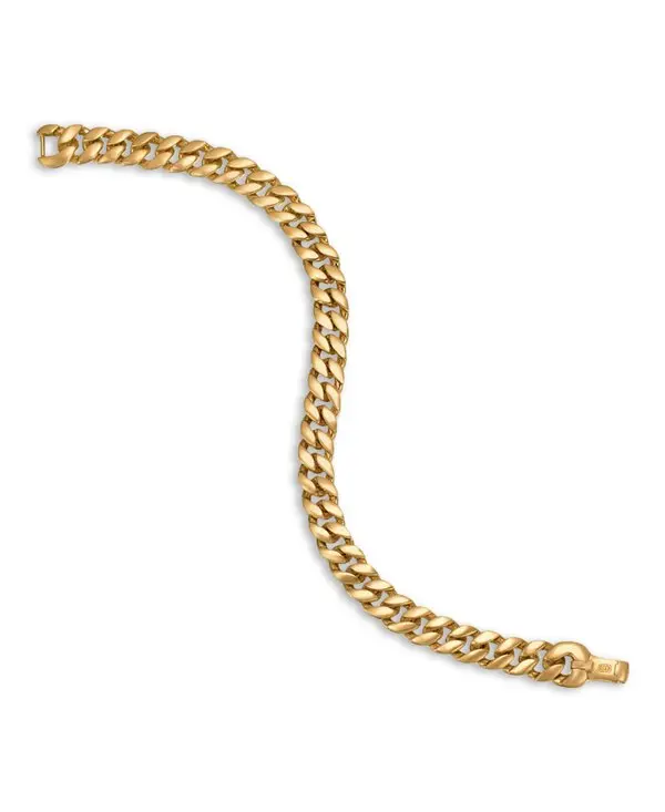 David Yurman 18k Yellow Curb Chain Bracelet - Gold