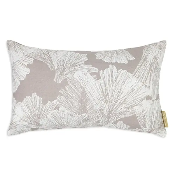 NOHO HOME Nahenahe Lumbar Pillowcase, 12 X 20 - Gray