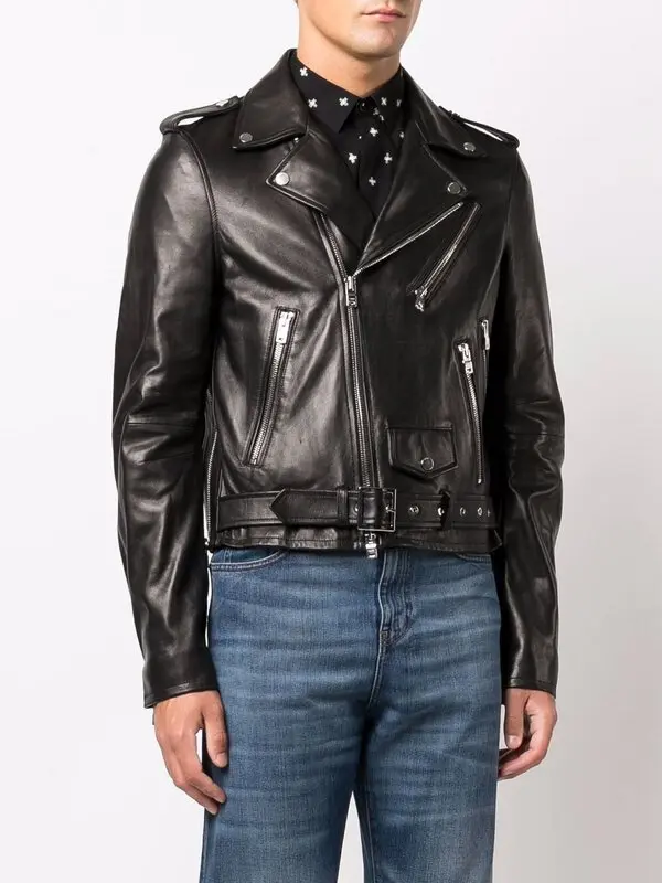 Amiri Leather Biker Jacket
