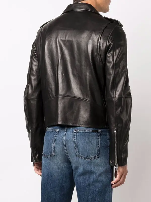 Amiri Leather Biker Jacket