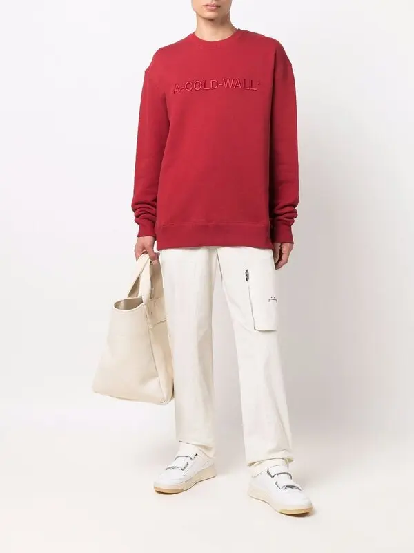 A-COLD-WALL* Embroidered Cotton Sweatshirt