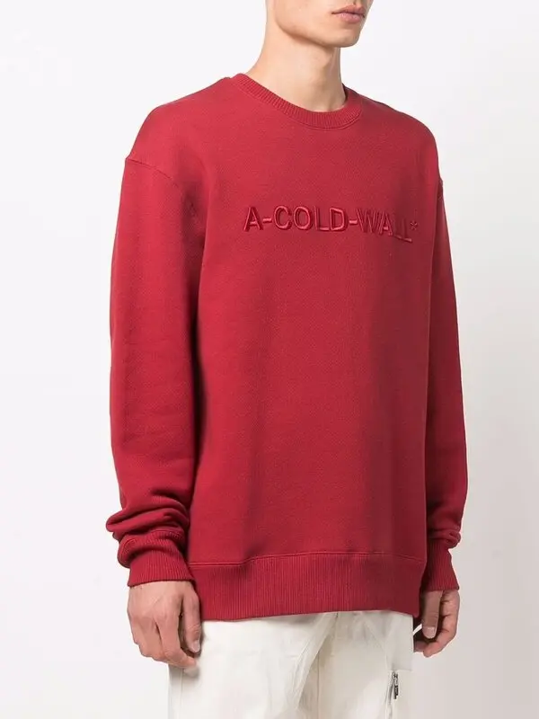 A-COLD-WALL* Embroidered Cotton Sweatshirt