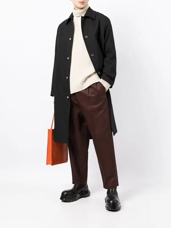 JIL SANDER Snap-button Parka Coat