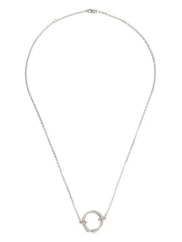 REPOSSI 18kt White Gold Antifer Diamond Necklace