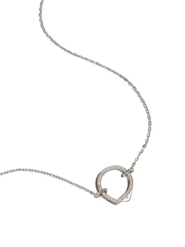 REPOSSI 18kt White Gold Antifer Diamond Necklace