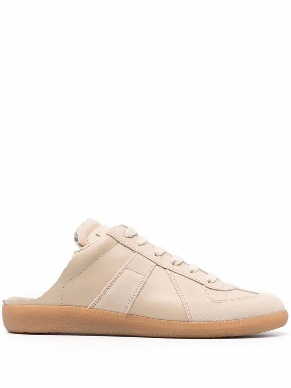 MAISON MARGIELA Replica Leather Slip-on Sneakers