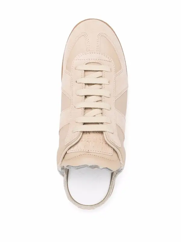 MAISON MARGIELA Replica Leather Slip-on Sneakers