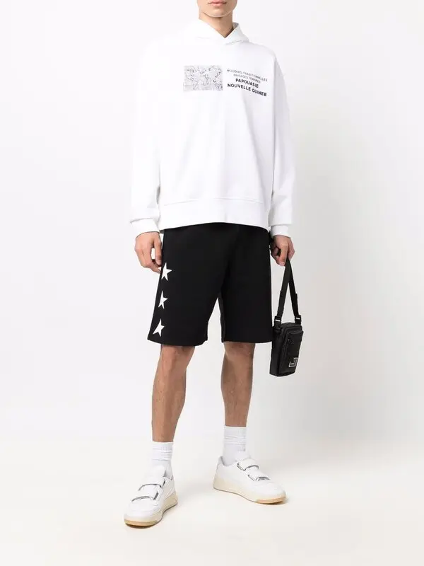 GOLDEN GOOSE Star-print Shorts - Black