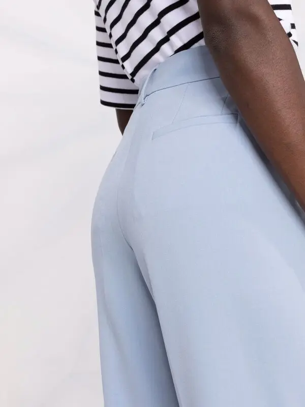 BLANCA VITA Passiflora Tailored Trousers - Blue