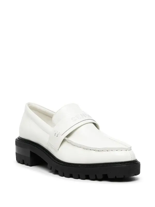 Senso Met I Leather Loafers - White