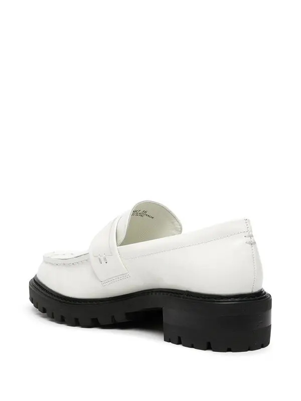 Senso Met I Leather Loafers - White