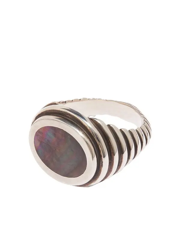 M. Cohen Lira Oval Ring - Silver