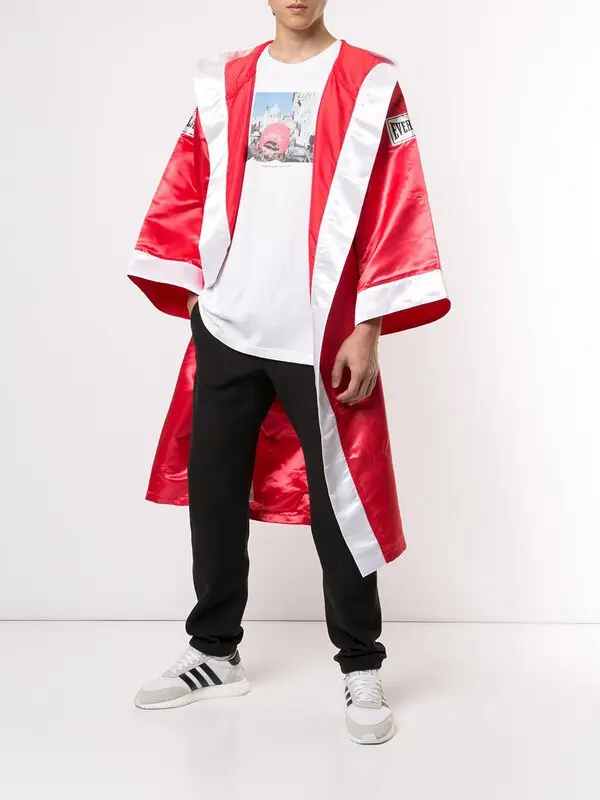 Supreme X Everast Satin Boxing Robe - Red | Editorialist