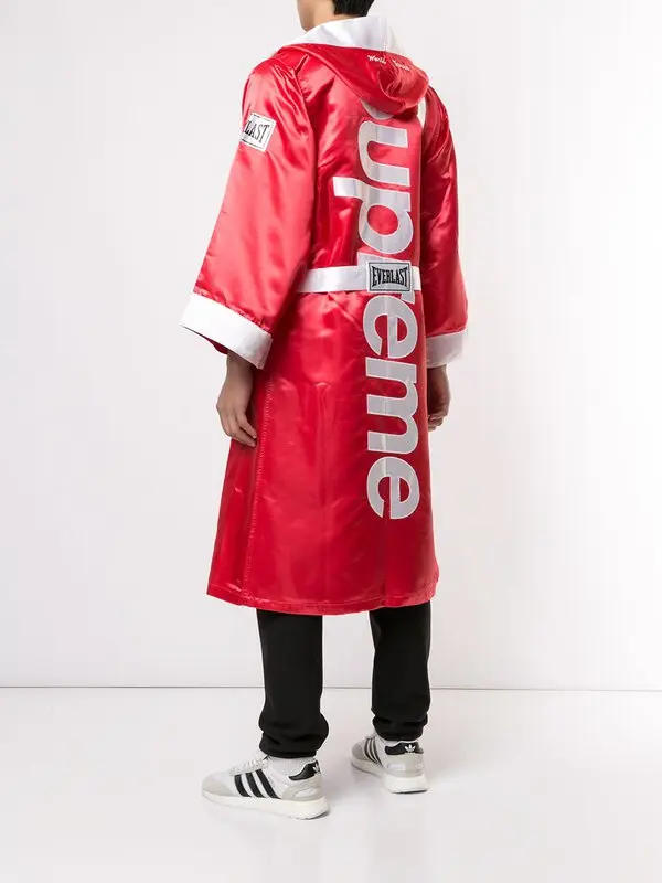 Supreme X Everast Satin Boxing Robe - Red | Editorialist