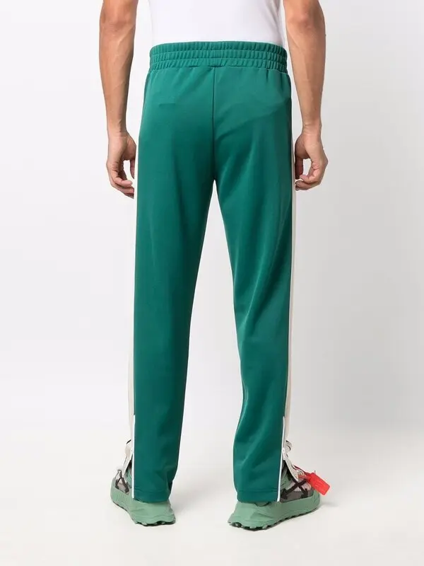Palm Angels Logo-print Track Pants - Green