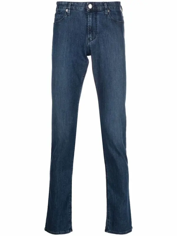 Emporio Armani J06 Slim-fit Jeans - Blue