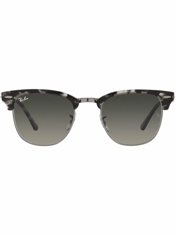 Ray-ban Clubmaster D-frame Sunglasses - Grey