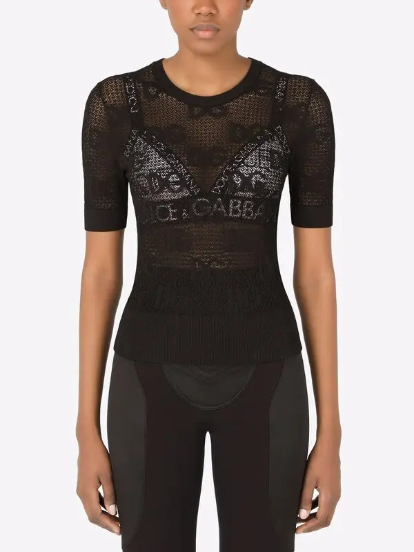 Dolce & Gabbana Lace Stitch Jumper