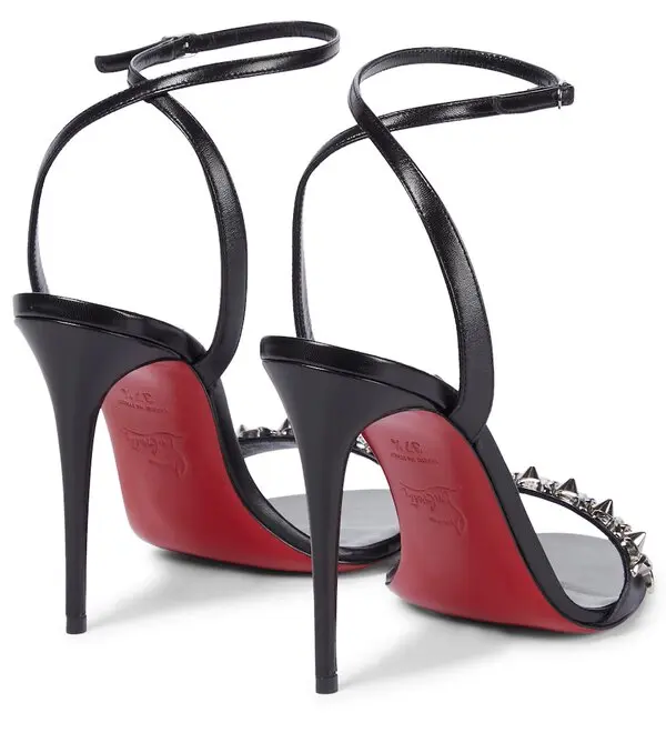 CHRISTIAN LOUBOUTIN Loubigirl Chain 100 Leather Sandals