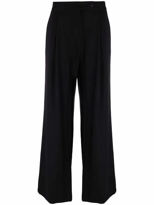Emporio Armani High-waist Wide-leg Trousers