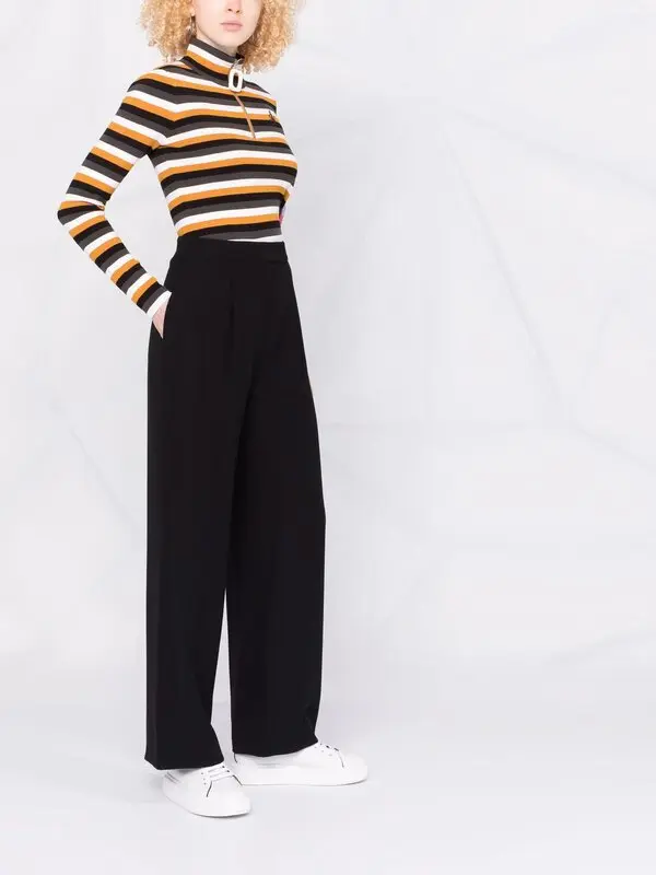 Emporio Armani High-waist Wide-leg Trousers