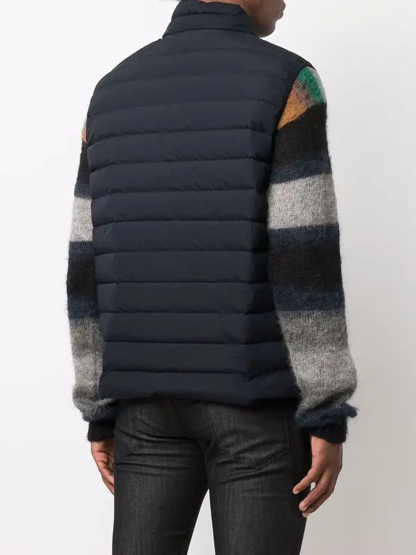 Emporio Armani Zip-up Padded Gilet - Blue