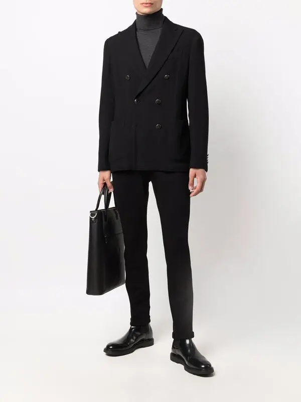 DONDUP Slim-cut Cotton Trousers