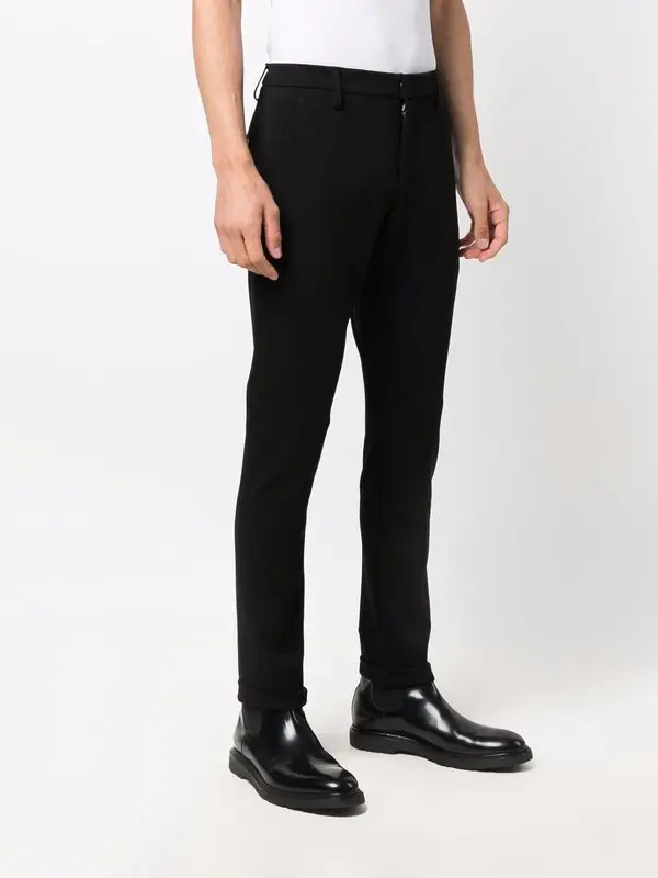 DONDUP Slim-cut Cotton Trousers