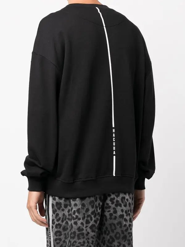 HACULLA. Face Print Sweatshirt