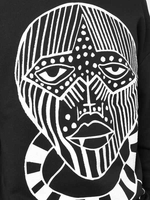 HACULLA. Face Print Sweatshirt